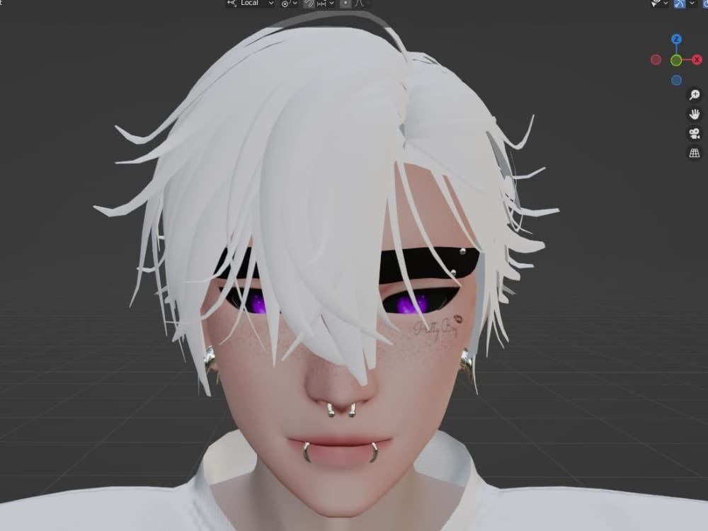 Custom 3d vrchat avatar, furry avatar, vtuber, 3d model, pc and quest ...