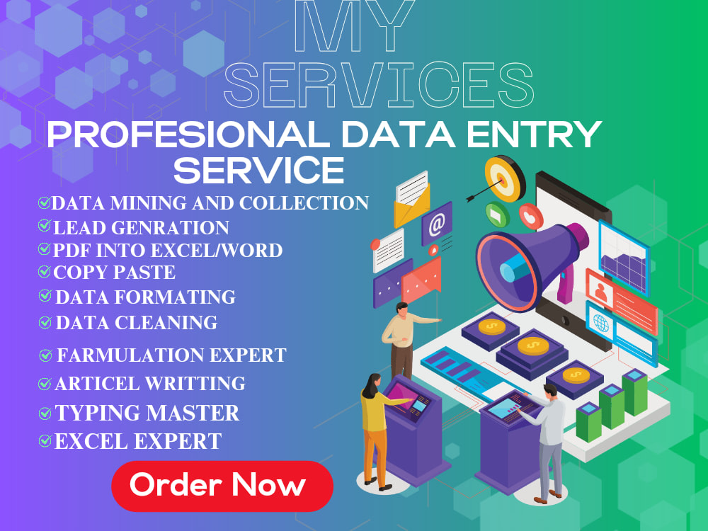 Fastest Data entry Data Mining/Converstion/typing/Data Cleaning ...