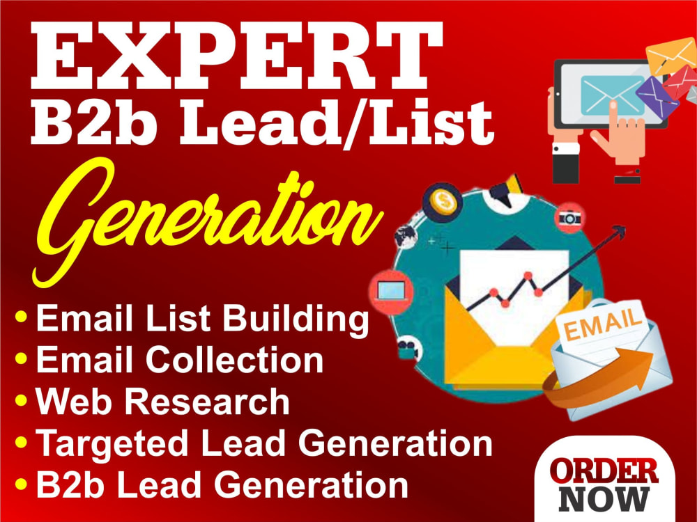 B2b lead, list generation and business email list building for your ...