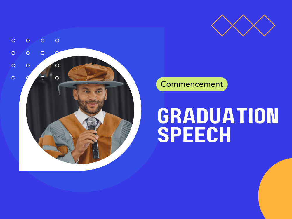 A memorable commencement speech that inspires graduates to change the ...