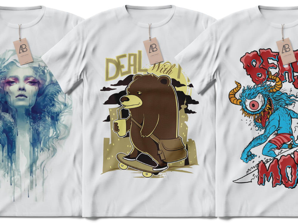 Custom & unique graphic T-shirt design | Upwork