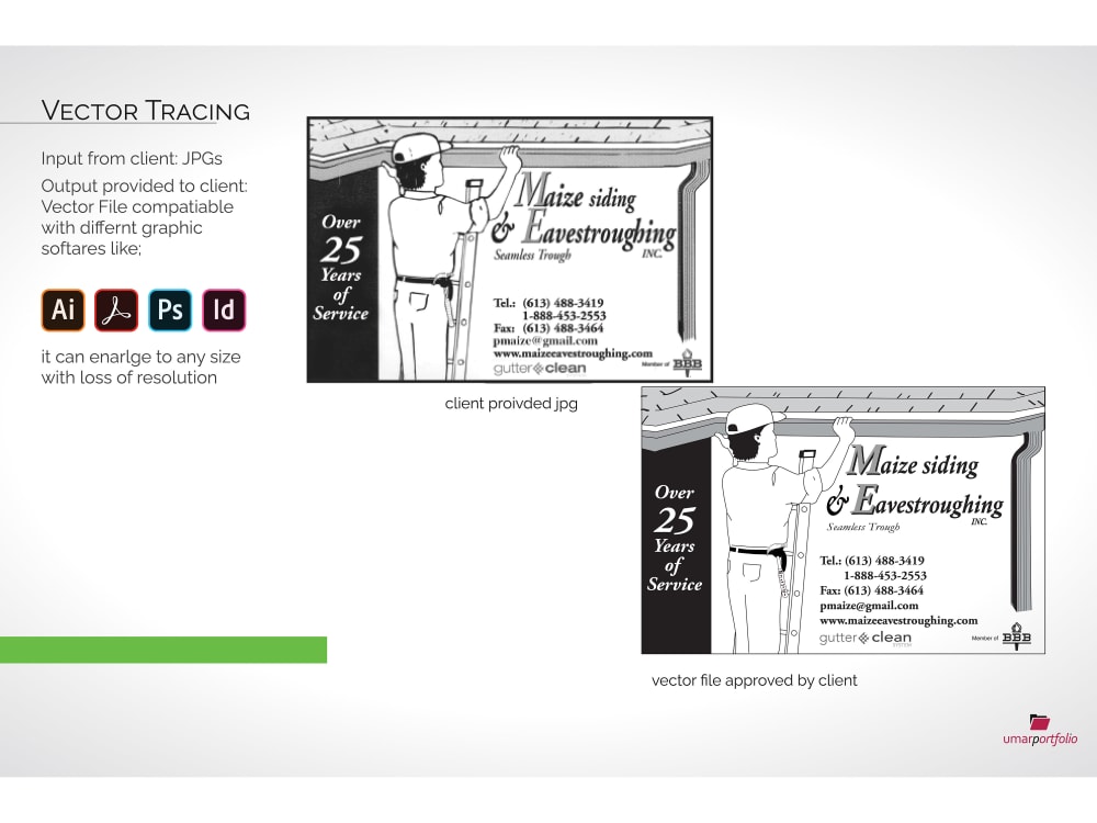 High-quality VECTOR files after manual tracing from the Image file ...