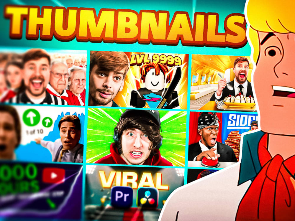 High CTR thumbnail for your youtube videos !! | Upwork