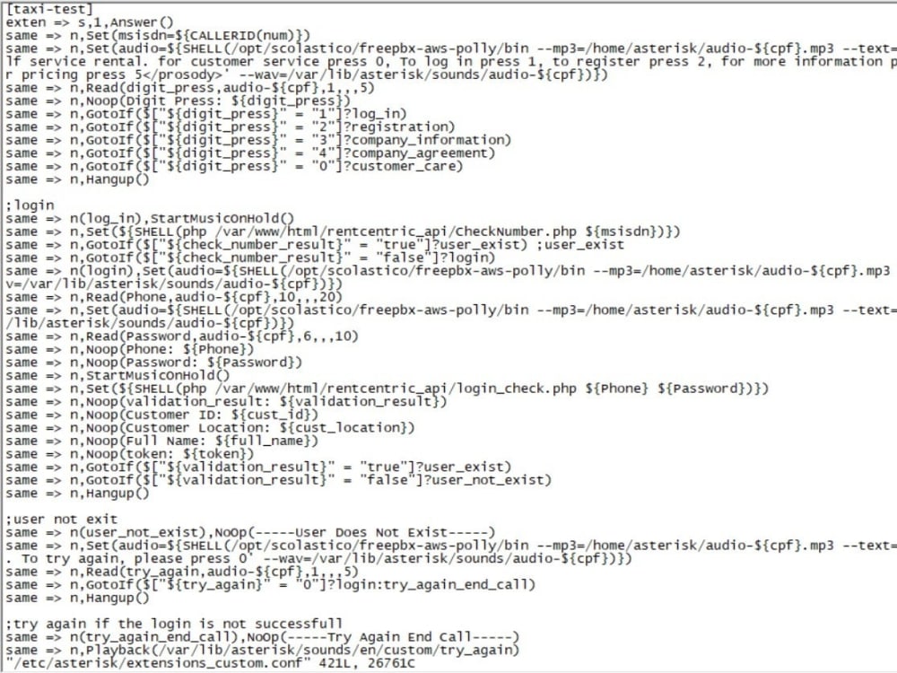 Custom VOIP VAS Applications with Asterisk, that fit your business | Upwork
