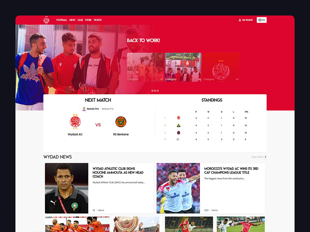 A modern and responsive React.js frontend for your web app | Upwork