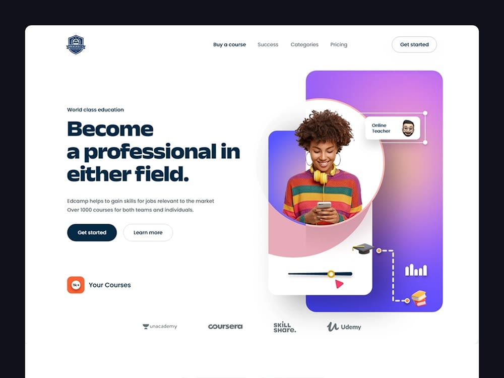 A modern and responsive React.js frontend for your web app | Upwork