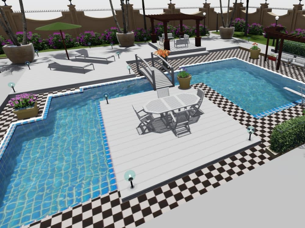 Architectural Plan, Landscape Design, Garden and Swimming Pool | Upwork