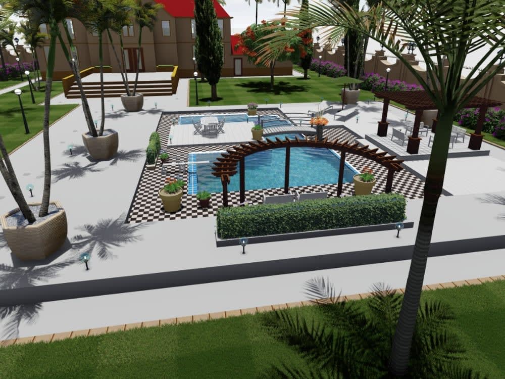 Architectural Plan, Landscape Design, Garden and Swimming Pool | Upwork