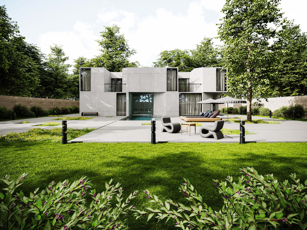 Awesome 3D exterior architecture rendering. | Upwork