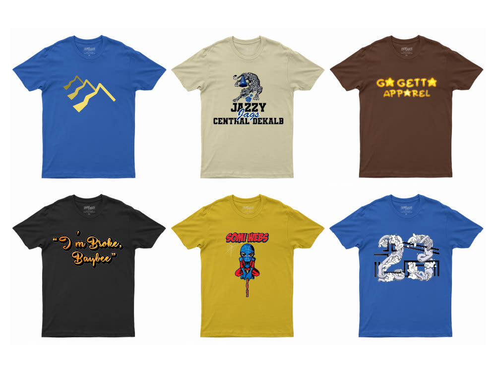 Awesome T-shirt and merch design with mockup. | Upwork