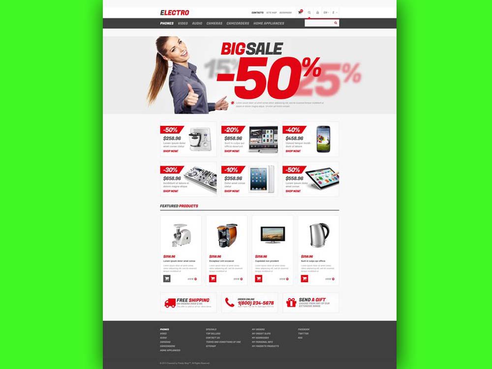 Electronics ECommerce Store with Payment Integration and Customization ...