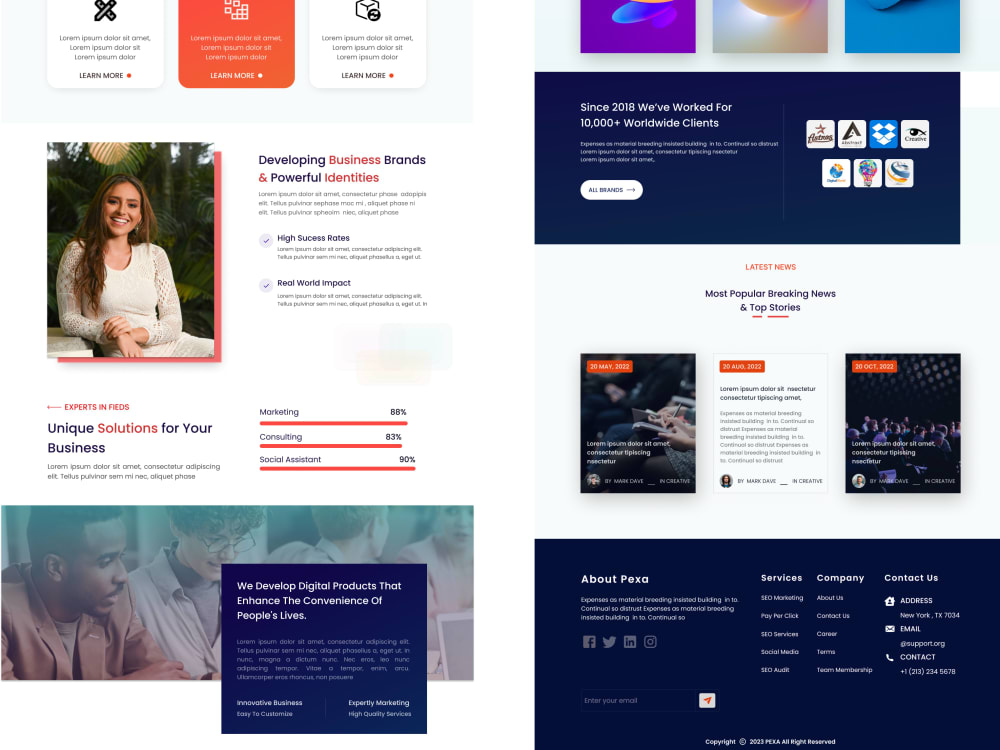 A professional landing page design that converts | Upwork