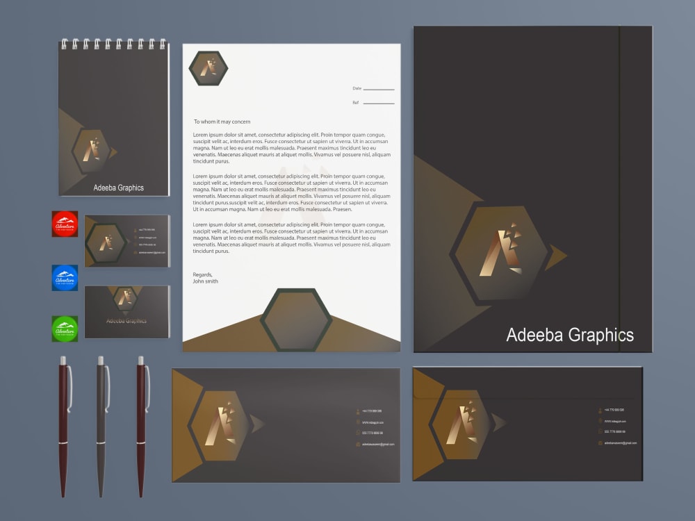 A professional letterheads and business stationary design | Upwork