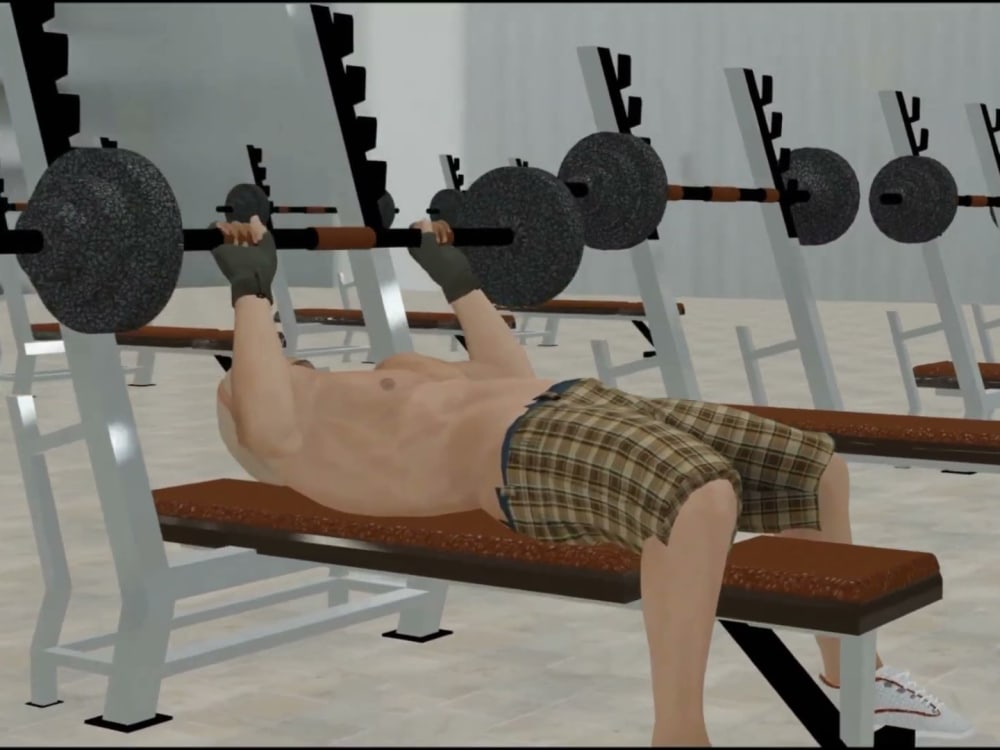 A fantastic 3d workout animation, Gym character design and fitness | Upwork