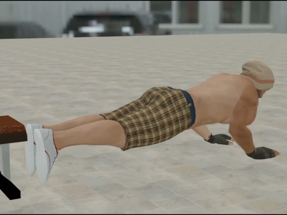 A fantastic 3d workout animation, Gym character design and fitness | Upwork