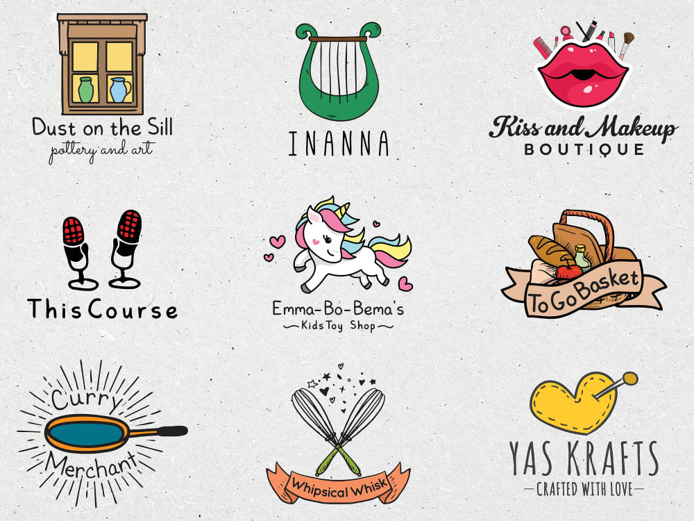 Best hand-drawn logo designs | Upwork