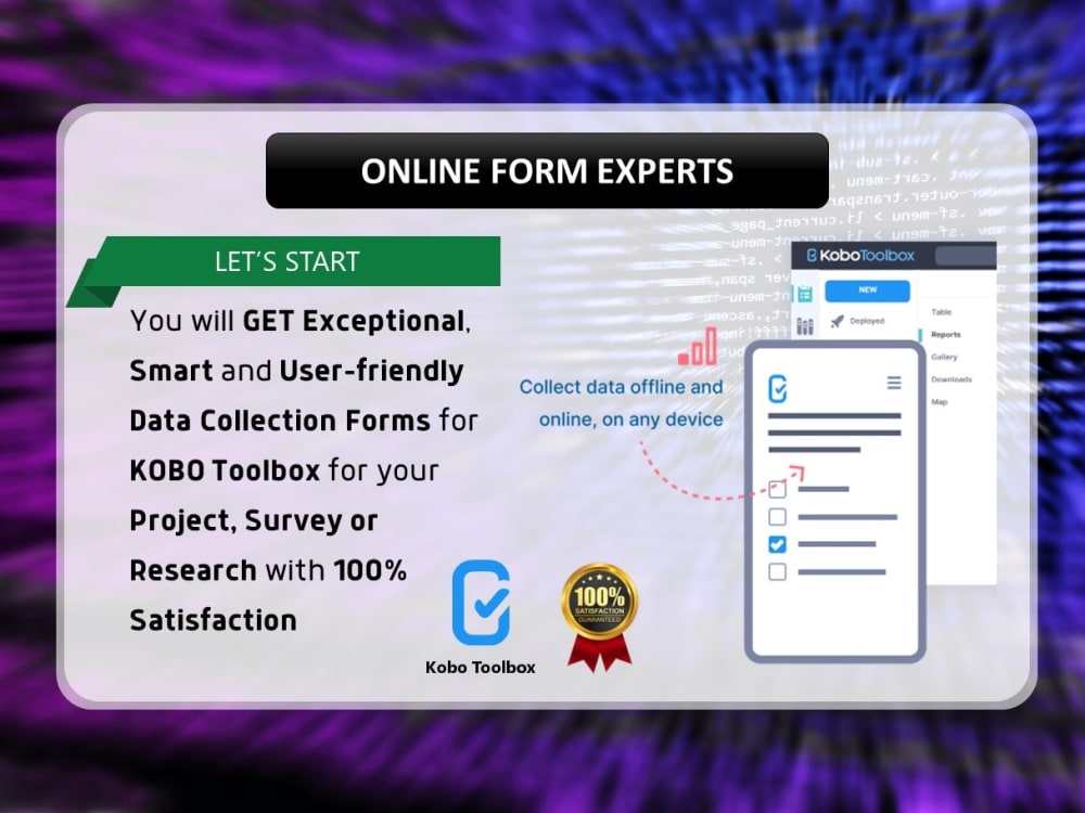 Data Collection Forms within KOBO Toolbox Featuring User-Friendly ...