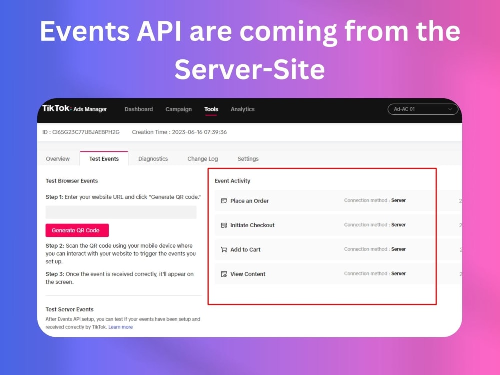 TikTok Pixel Conversion API, Server Side Tracking via GTM | Upwork