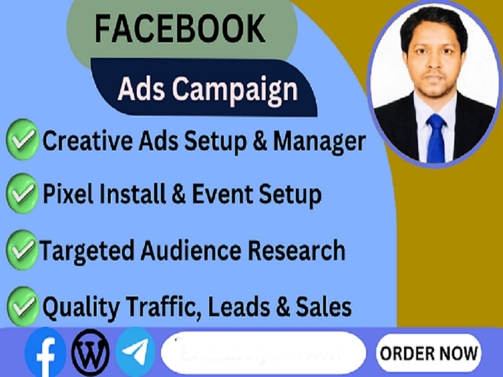 Facebook ads campaign manager setup & pixel optimization for your ...