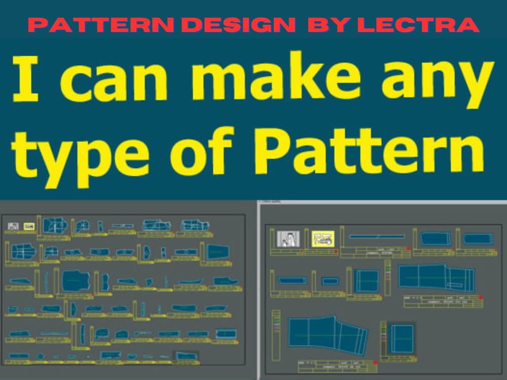 I will make any clothes pattern and grading by lectra | Upwork