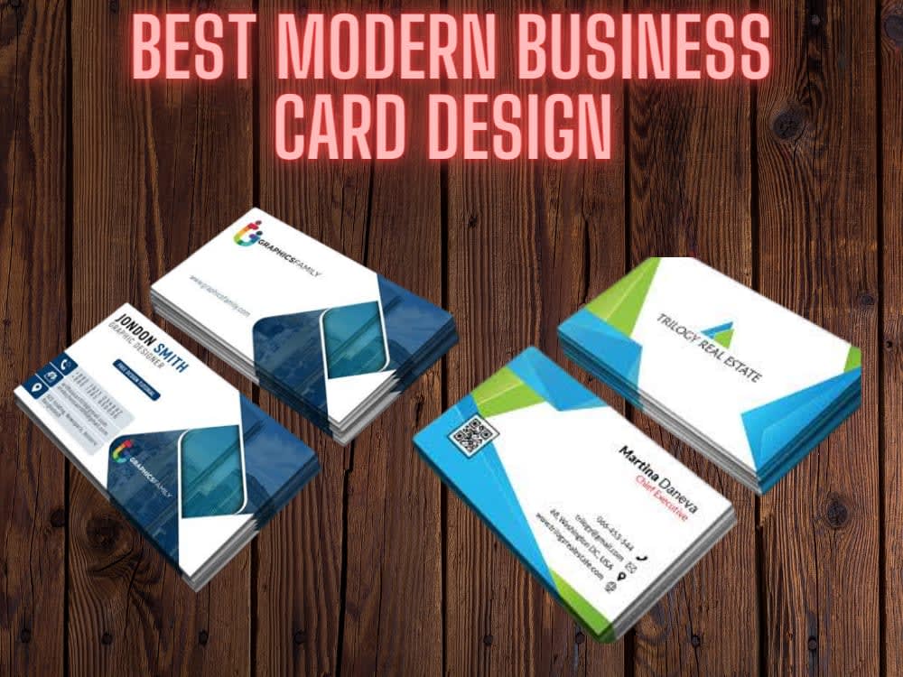 Best modern business card design" | Upwork
