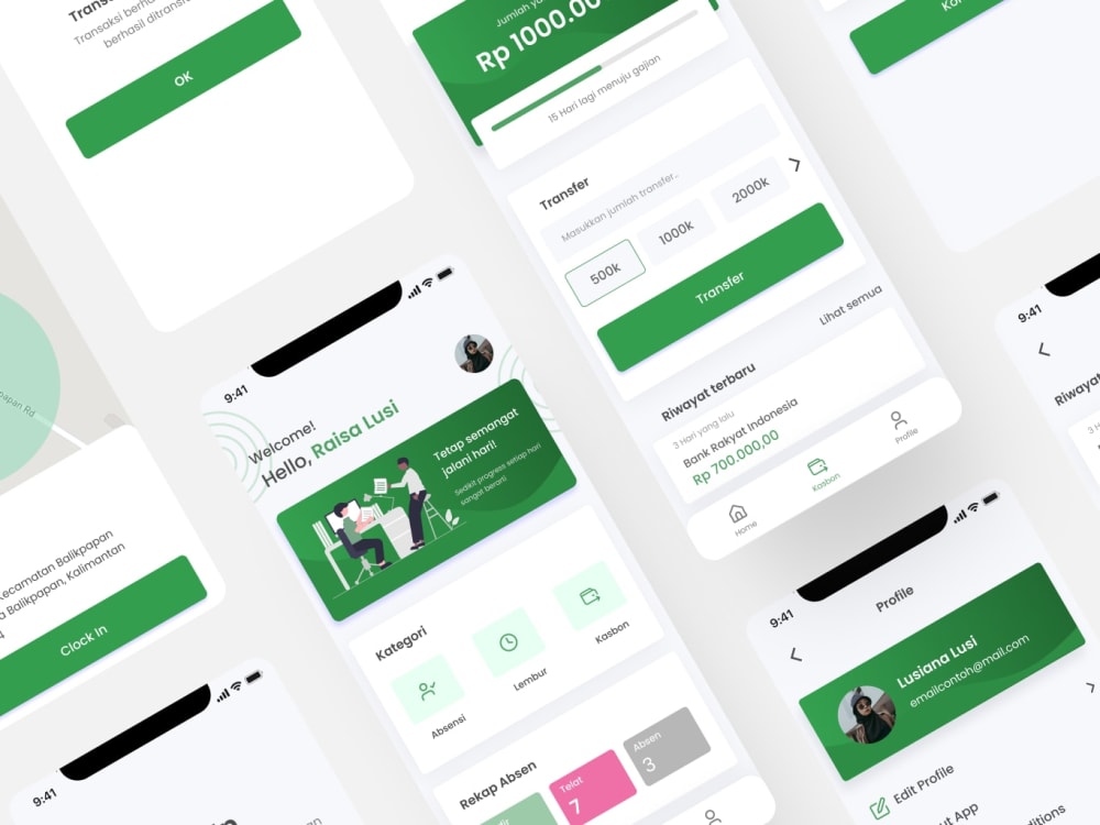 Hr Management Payroll Attendance System App Ui Ux Design Upwork