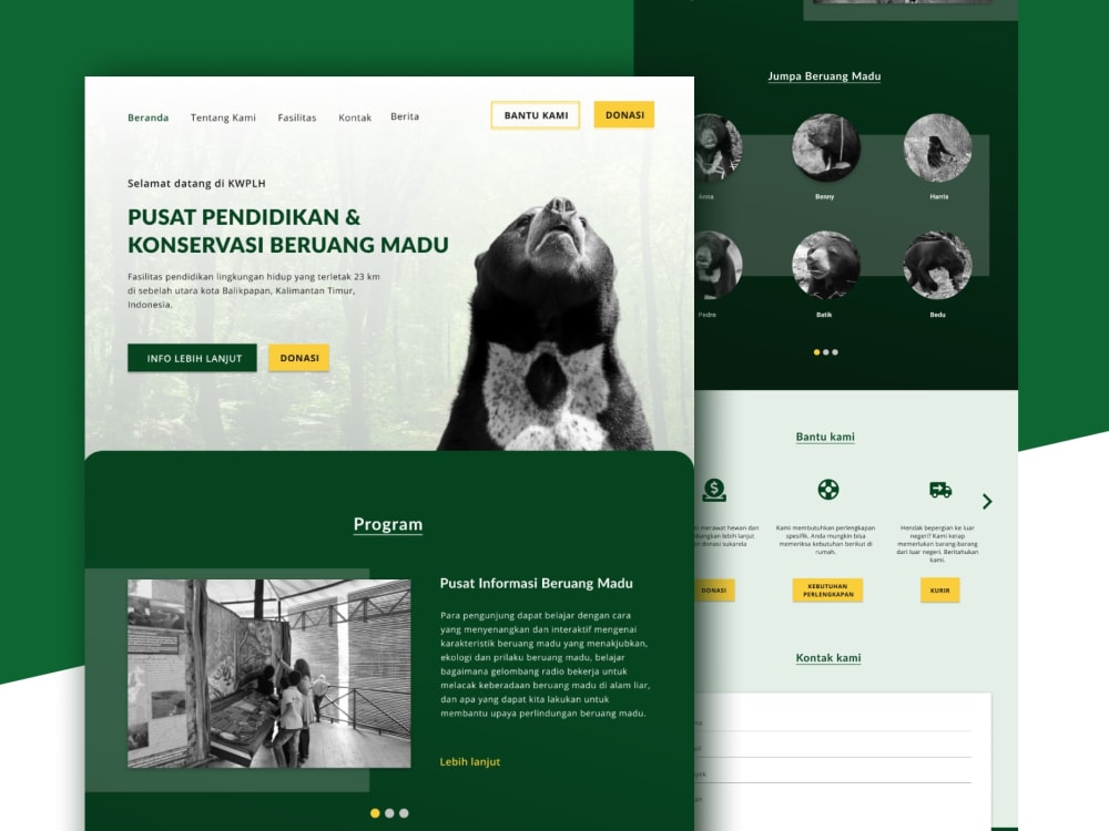 Environmental green ngos figma UI UX design service | Upwork