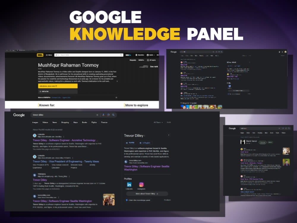 Verified Personal Google Knowledge Panel | Upwork