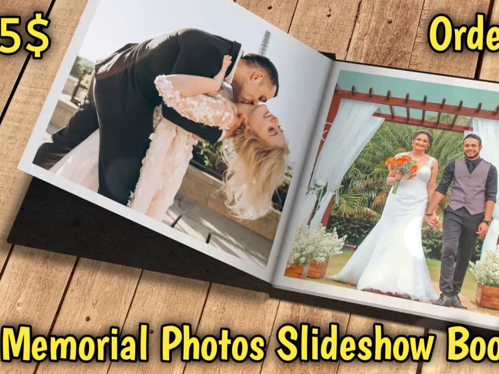 Funeral, weddings, happy birthday, anniversary memorial photo slideshow ...