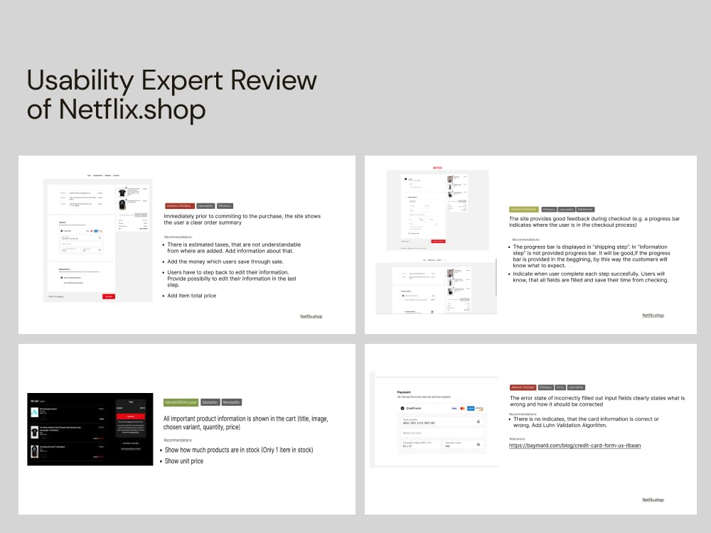 Usability Review on Your E-commerce Website | Upwork