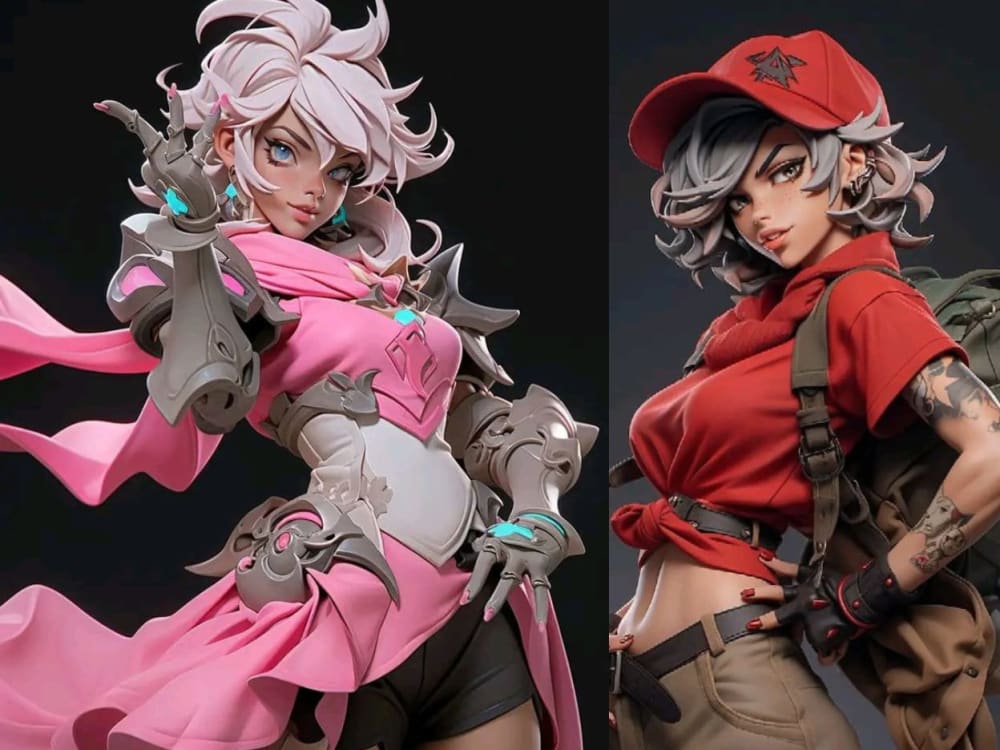 Custom 3D character modeling, Realistic models, stylized character design | Upwork