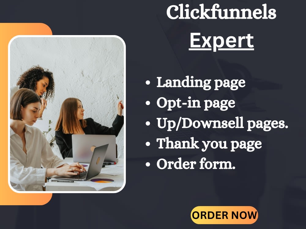Highly effective clickfunnel sales and funnel landing page | Upwork