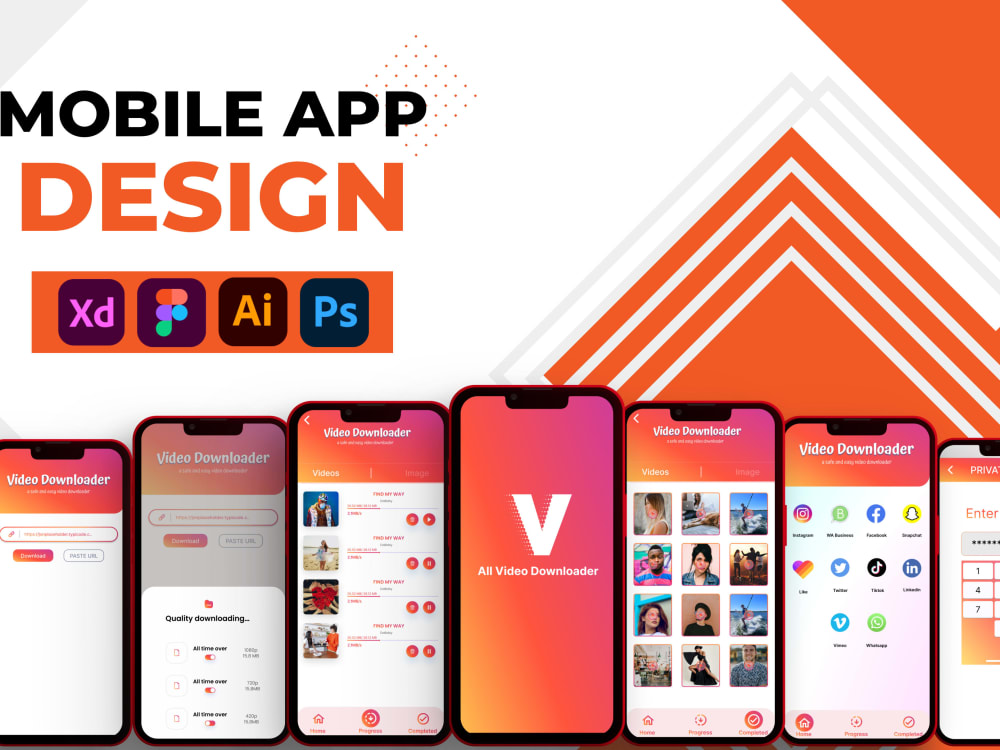 An attractive ui/ux design for mobile applications | Upwork