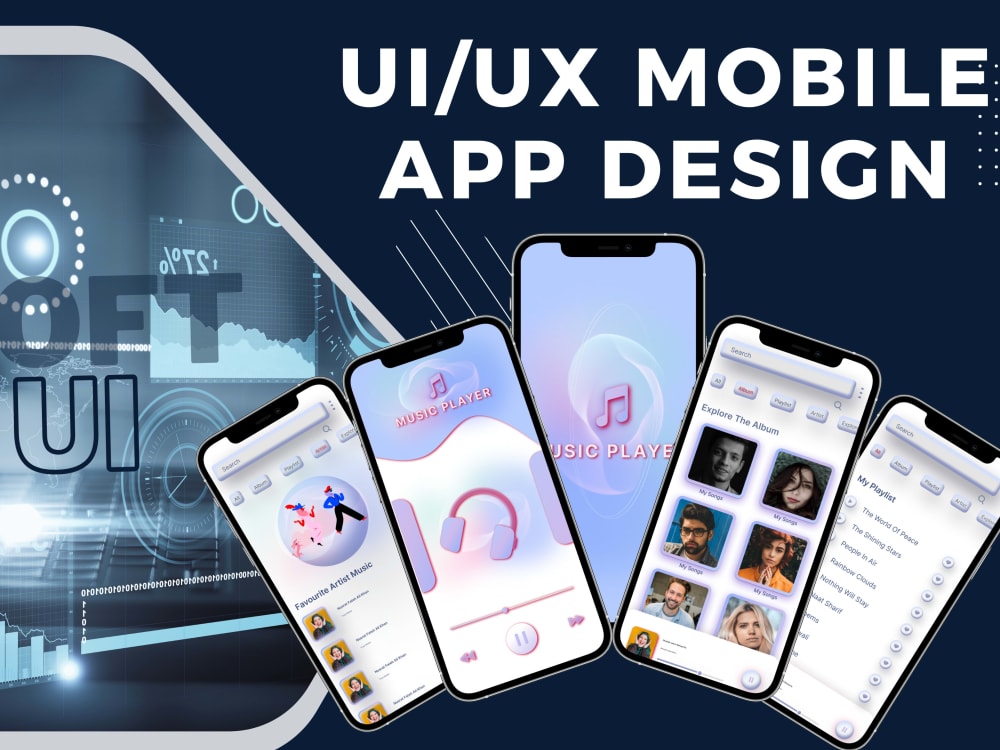 An attractive ui/ux design for mobile applications | Upwork