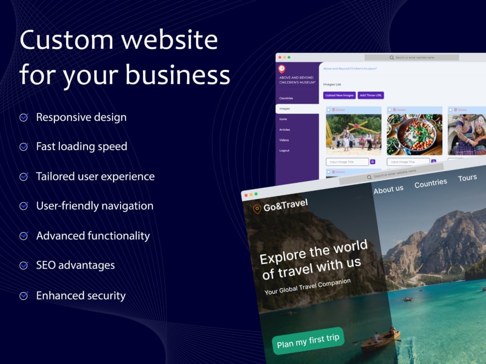 A custom integration PHP Laravel website for your business | Upwork