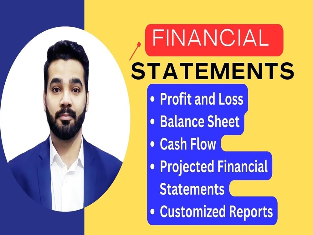 Custom crafted financial statements balance sheet profit and loss cash ...