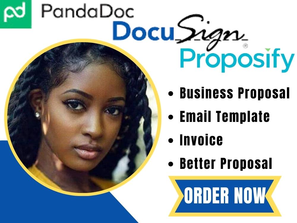 An amazing business proposal template on proposify and better proposal | Upwork