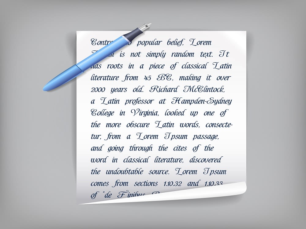 Perfectly handwrite any documents, study notes and letters for you | Upwork