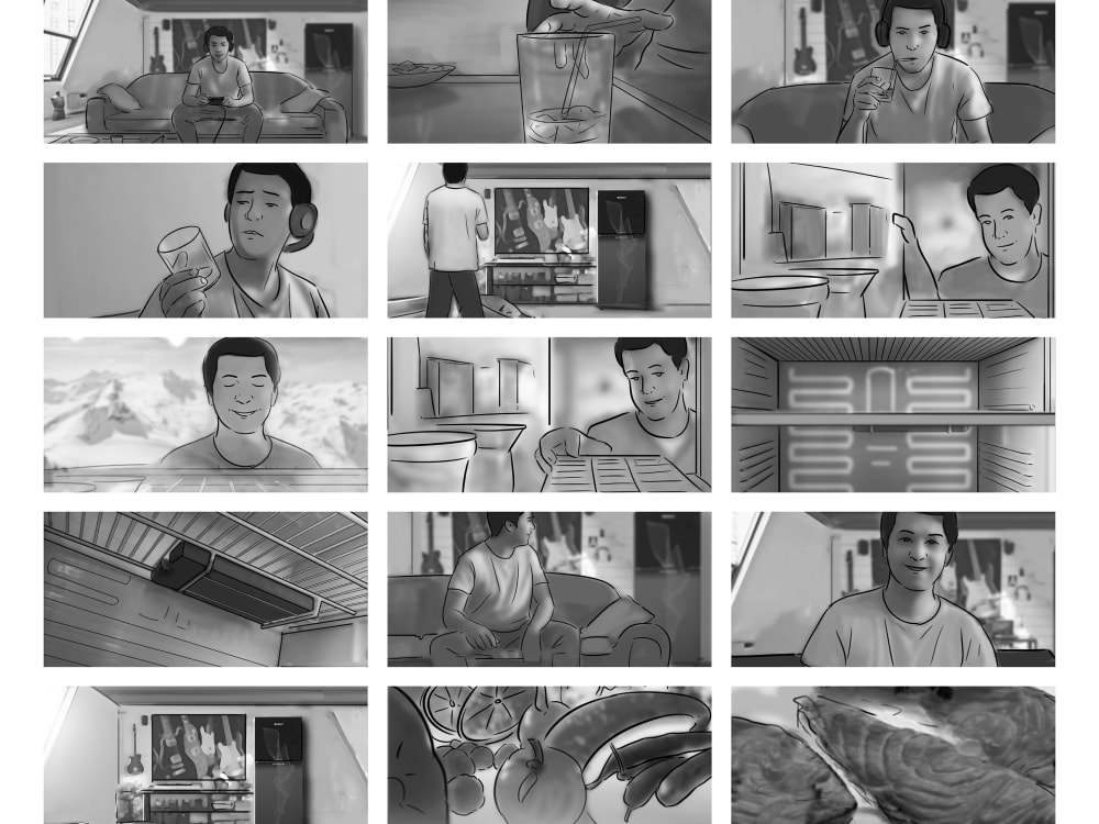 Storyboards that will visually translate your creative vision. | Upwork