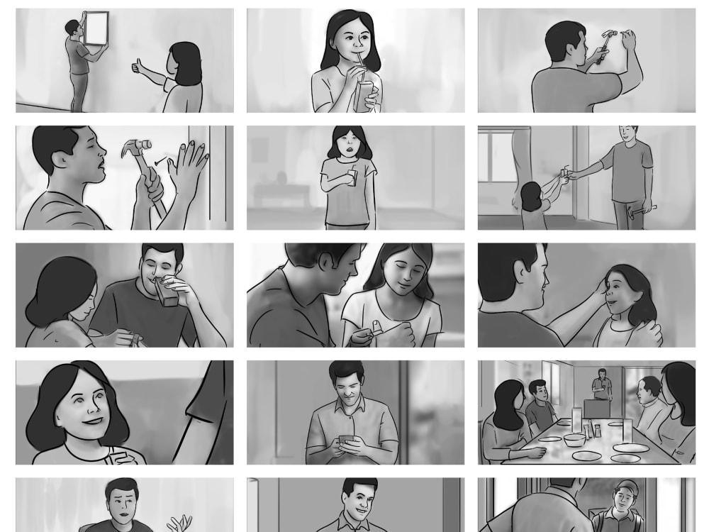Storyboards that will visually translate your creative vision. | Upwork