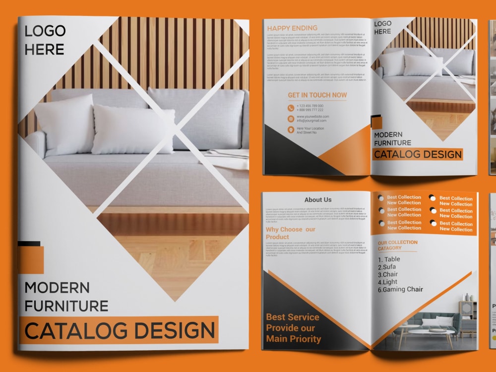 Clean catalog design,product catalog,sell sheet,magazine etc | Upwork