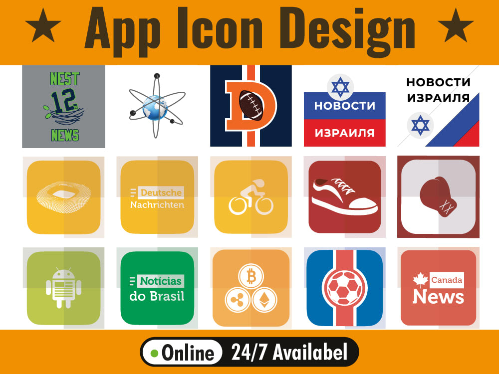 Custom Icon Design | App Icon Design | Website Icon Design | Icon ...