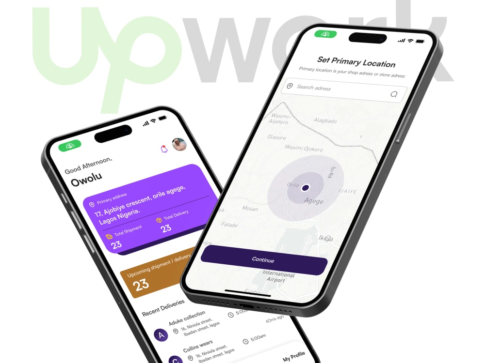 A modern and classy mobile /web UIUX design | Upwork