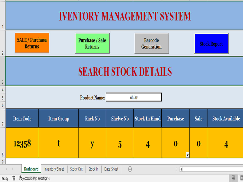Automated Inventory Management System | Upwork