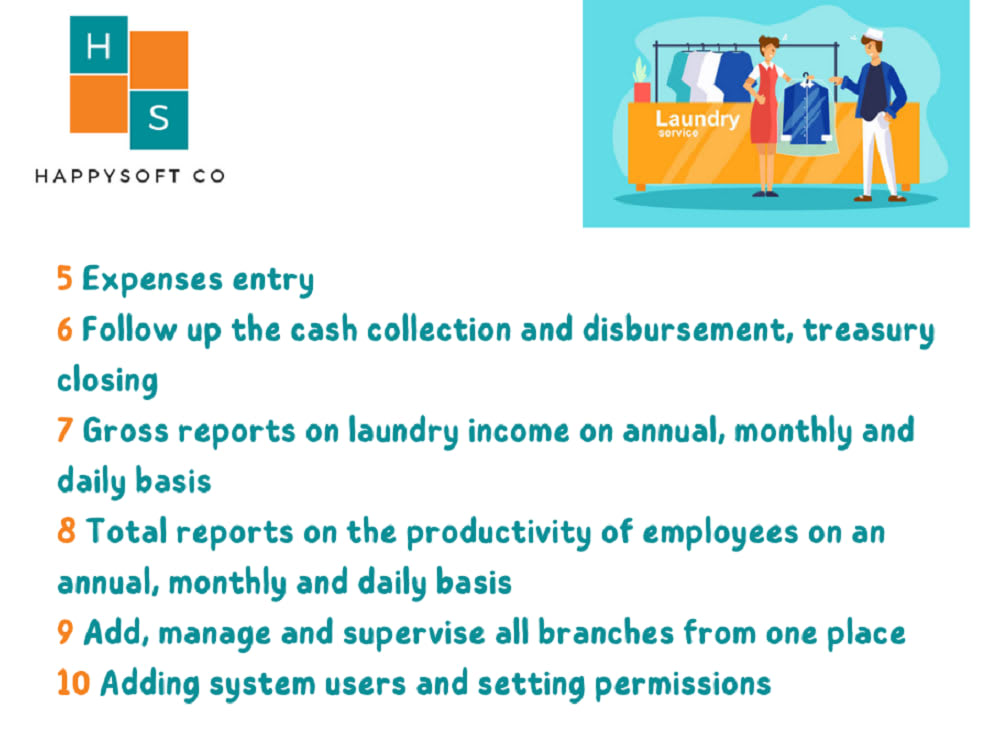 Laundry And DryClean Management System (Monthly Subscription) | Upwork