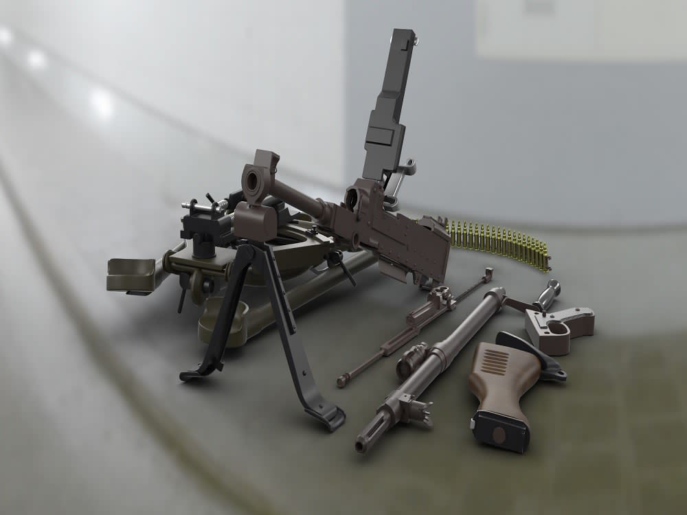 A quality 3D fps animation, gun modeling with realistic weapon ...