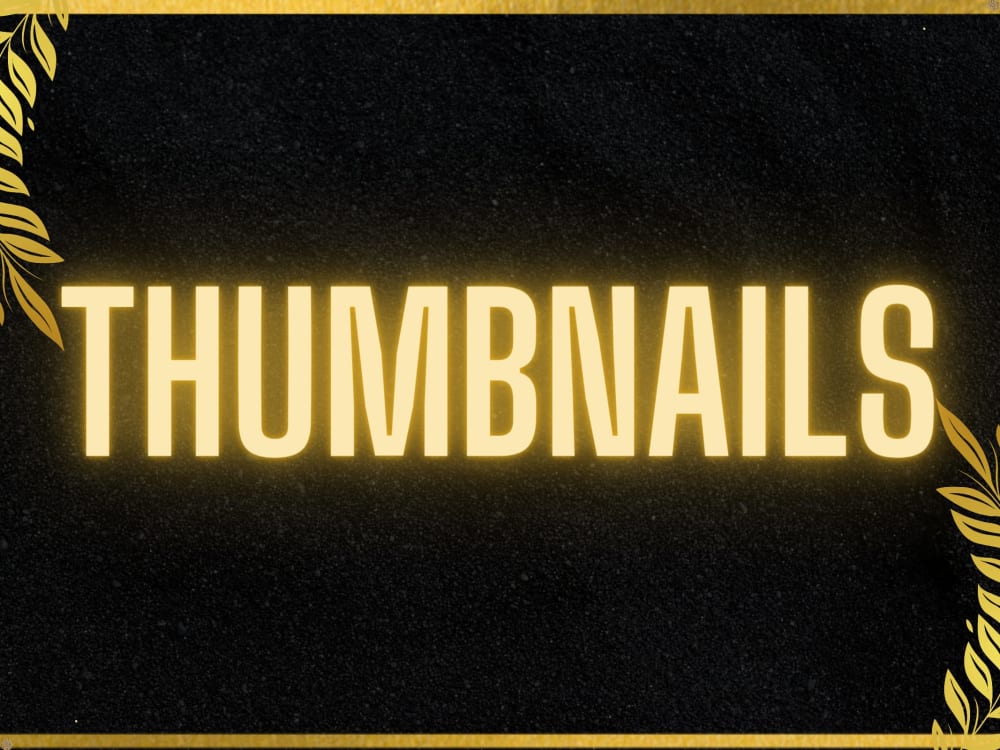 Thumbnails, logo designs, cover photos, and more graphic design ...