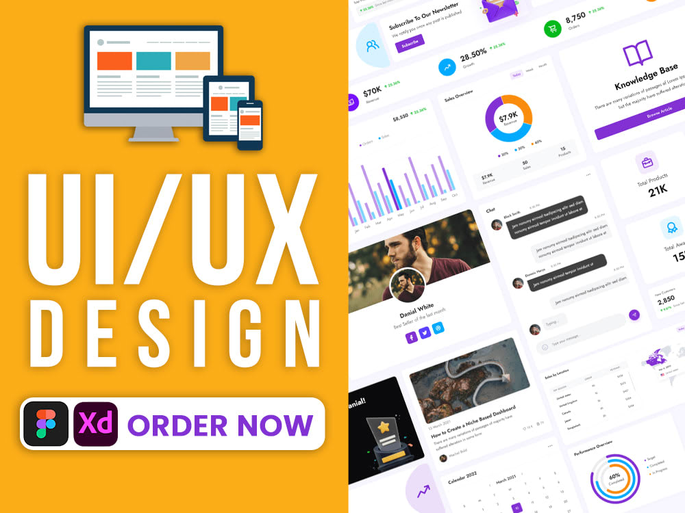 UI UX design for website UI, landing page, and mobile app UI in Figma ...