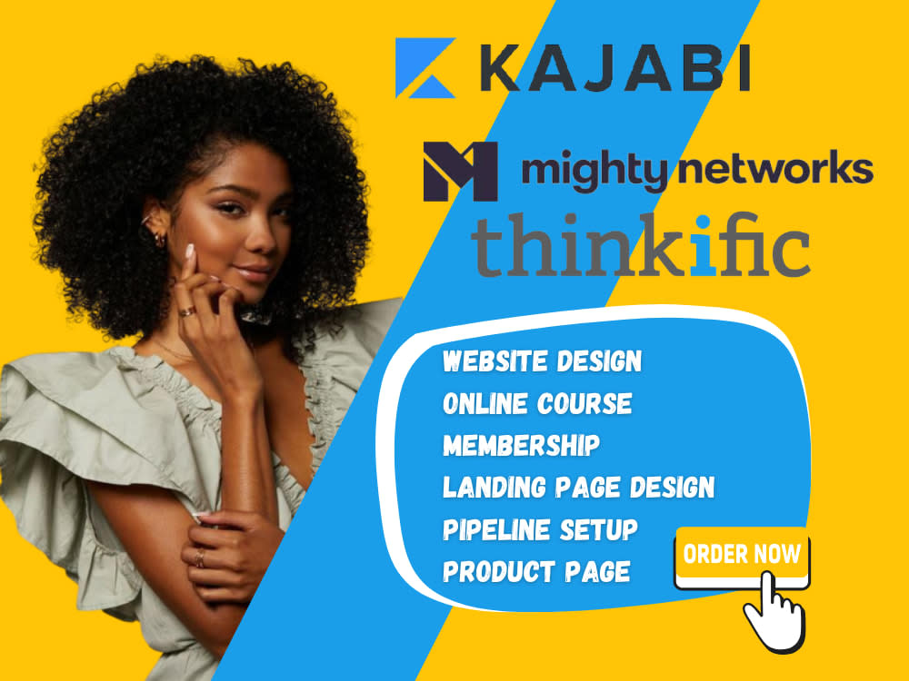 To elevate Your Online course with Kajabi, Thinkific, and Mighty Networks | Upwork