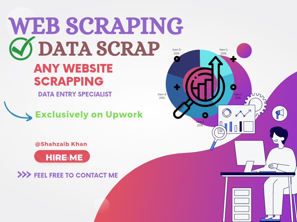 Web scraping, Data Mining, Data Scraping, Crawler, Web scraper, Data entry | Upwork